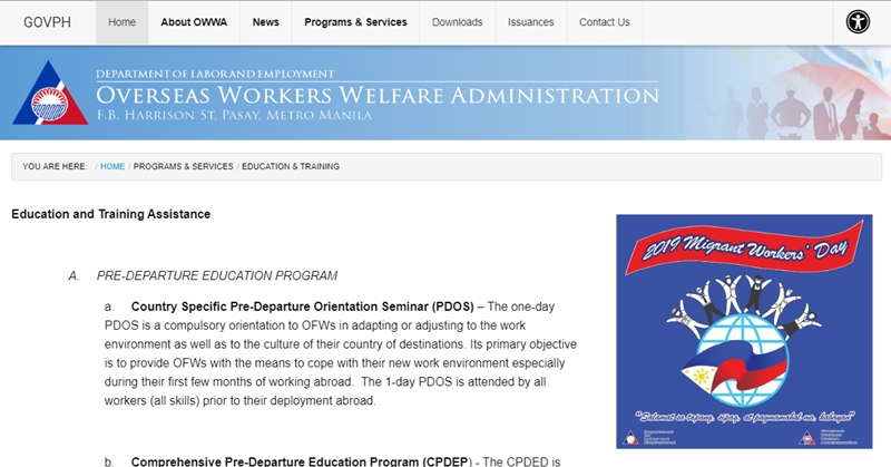 OWWA Scholarship Program for OFW Dependents | Oman OFW
